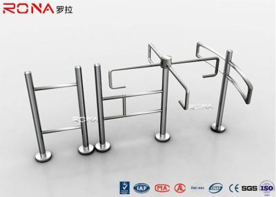China Half Height Turnstile Access Control Gate 1200×280×1000mm with RS485 Interface and 3 Million Cycle Life for sale