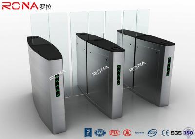 China RFID Card Reader Automatic Sliding Barrier Gate Access Control 600mm Channel 40 Persons/Min for sale