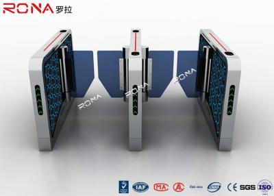 China Luxury Speed Pedestrian Control Swing Barrier Gate with Infrared Sensors 4-6 Pairs for sale