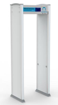 China 33-Zone Touch Screen Metal Detection Gate with 1000 Sensitivity Levels and IP53 Protection Rating for Security Screening for sale