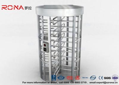 China Full Height High Security Turnstile , Controlled Access Turnstiles 304 Stainless Steel for sale