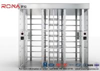 China Safety RFID Access Control Full Height Turnstile Revolving Gate 220V for Residential Entrance for sale