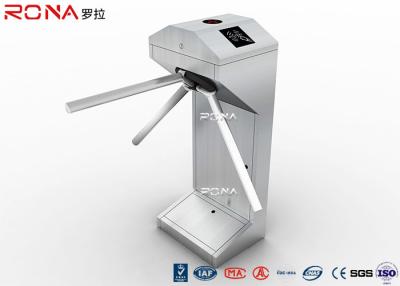 China RNCF238 Semi-Automatic Vertical Tripod Turnstile Gate - 420x330x990mm Stainless Steel Security Barrier with 30-45 Persons/Min Capacity for sale