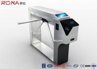 China Pedestrian Access Control Tripod Access System 550mm Passage Width Silver Color for sale