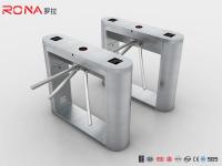 China 304 Stainless Steel Pedestrian Turnstile Gate Solution For Fingerprint Reader / Face Reader for sale