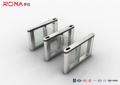 China Automated Pedestrian Barrier Gate , Turnstile Security Systems 304 Stainless Steel for sale