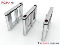 China 304 Stainless Steel Speed Gate Turnstile Access Control Multi Color Plating for sale