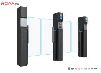 China Plated Stainless Steel Slim Ultra-Compact Speed Gate Turnstile with Servo Motor Drive for Access Control for sale