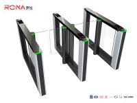 China Slim Speed Gate Turnstile with 120 mm Ultra-Slim Chassis and Servo Motor Drive for Office Buildings for sale