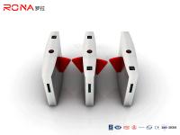 China Automatic Flap Barrier Gate Turnstile with NFC Time Attendance 1200mm for sale