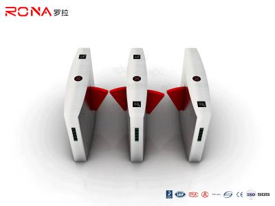 China Automatic Flap Barrier Gate Turnstile with NFC Time Attendance 1200mm for sale