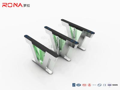 China Organic Glass Access Control Barriers Swing Gate AC220V With Multi Passing Modes for sale