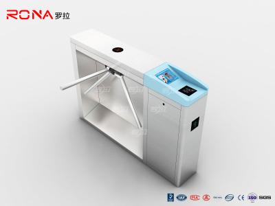 China Full Automatic 304 Stainless Steel Tripod Turnstile Gate 1200mm RS485 IP54 for sale