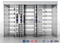China Full Height Turnstile 304 Stainless Steel 220V 50Hz 0.2S Opening for Amusement Park School for sale