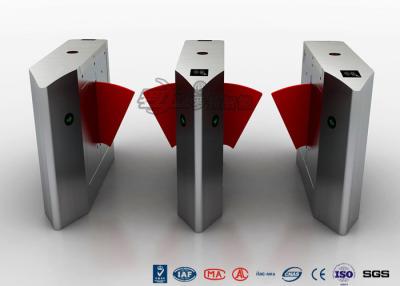 China RNCF 5088 Access Control Flap Barrier Turnstile with 550mm Lane Width and 30-40 Persons/Min Capacity for sale