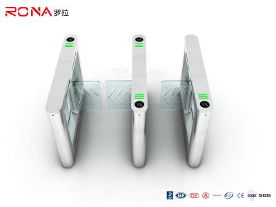 China 304 Stainless Steel Speed Gate Turnstile with RFID Card Reader 1200mm Width for sale