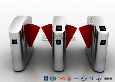 China Bi-Directional Flap Barrier Turnstile 1200x300x990mm with 30 Persons/Minute Throughput for Indoor/Outdoor Security Access Control for sale