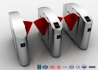 China ADA Retractable Security Flap Turnstile Barrier Gate DC24V 20W with 40 Persons/Minute Capacity and 5 Million Cycle Life for sale