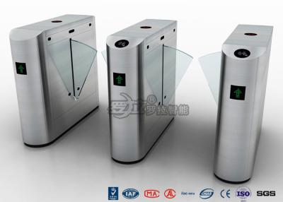 China Auto Retractable Waist High Turnstile with Face Recognition & Card Reader - 1420x310x1005mm, 35 Persons/Min for sale