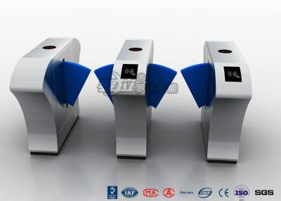 China Intelligent Retractable Flap Barrier Gate Turnstile 550mm Width DC24V for sale