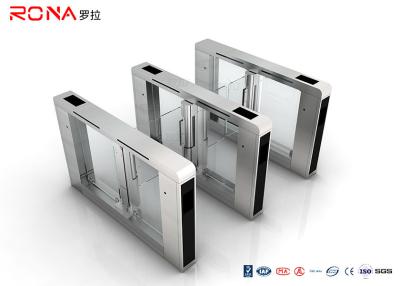 China Servo Motor Speed Gate Turnstile 304 Stainless Steel 600mm Passage Width for sale