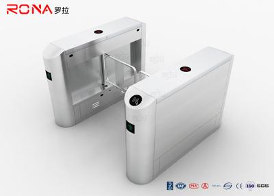 China Anti Pinch Security Swing Gate Turnstile Stainless Steel 1200mm Card Reader Bi Directional for sale