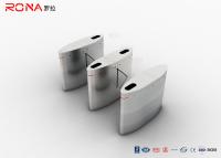 China 304 Stainless Steel Flap Barrier Gate - 40 Persons/Minute Access Control with RFID & Fingerprint for sale