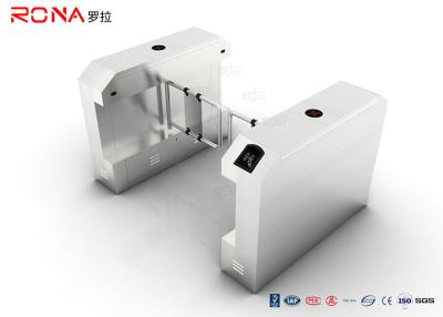 China Automatic Access Control RFID Pedestrian Swing Gate 304 Stainless Steel 24V for Handicap Channel for sale