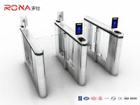 China SUS304 Stainless Steel Speed Gate Turnstile with Face Recognition - 60 Second Reset Timer & Wide Passage Design for sale