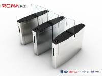 China Anti Clipping Acrylic Swing Sliding Barrier Gate 100W Automatic Pedestrian Turnstile 550mm for sale