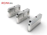 China Security Half Height Turnstile Anti Fingerprint Swing Turnstile Gate DC Blushless Motor for sale