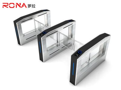 China OEM Logo Customized Lobby Swing Gate Turnstile with Card Reader - 550mm Passage, IP54 Rating, 5-8 Million Cycle Life for sale