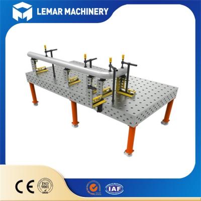 China 16mm Hole Fabrication Fixture Table 50mm Grid CNC Machined Precision Welding Table for sale