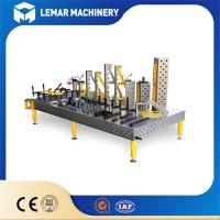 China Steel Frame Mobile Welding Table D16 3D With Holes For Structural Stability for sale