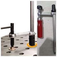 China Ergonomic Ratchet Insert F Clamp Welding Woodworking For One Hand Operation for sale