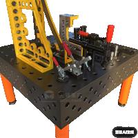 China 16 series heavy duty modular welding table with 5/8 hole pattern for sale