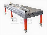 China Welding table 2000x1000mm, steel,up to 2000kg /holes 16mm,diagonal grid for sale