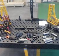 China D16 Welding Table Industrial Grade Steel Welding Bench with Flat Surface for sale