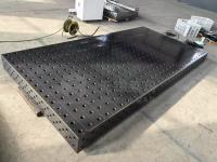 China Heat Resistant 3D Custom Built Welding Tables D16 50x50 Grid Flat Pack Welding Table for sale