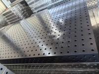 China 8000N Welding Table Top Only 50 X 50mm Grid Line ±0.05mm Hole Tolerance 50mm for sale