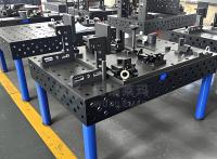 China Professional modular welding table with grid hole pattern and accessories for sale