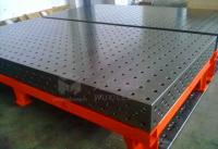 China D28 series welding table with locking casters and adjustable legs for sale