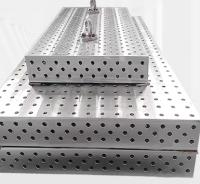 China 28mm Hole 3D Welding table 2400 x1200 x200mm Nitrided Finish 25mm Table Plate for sale