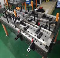China Steel 28 Series Work Platform 3d Flexible Welding Table with Welding Jigs for sale