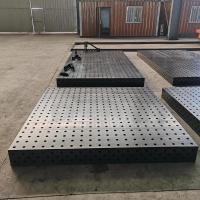 China Steel Frame Mobile Welding Table D16 3D With Holes For Structural Stability for sale