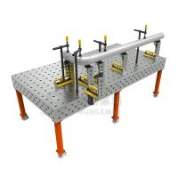 China Robust Grid Welding Fixture Table D28 3D Welded Steel Table Industrial Use for sale