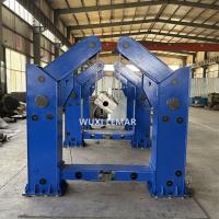 China Chain Driven Self Aligning Welding Rotator 3T Beam Rotator 360° Double For Welding for sale