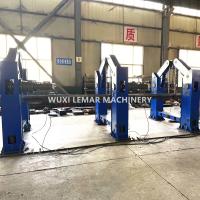 China Chain Driven Self Aligning Welding Rotator 3T Beam Rotator 360° Double For Welding for sale
