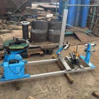 China 100kg Rotary Welding Positioner Turntable 0.2-2.5r/Min Pneumatic Welding Torch Holder for sale