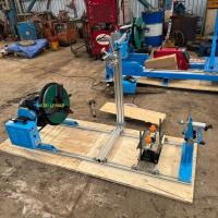 China 100kg Rotary Welding Positioner Turntable 0.2-2.5r/Min Pneumatic Welding Torch Holder for sale